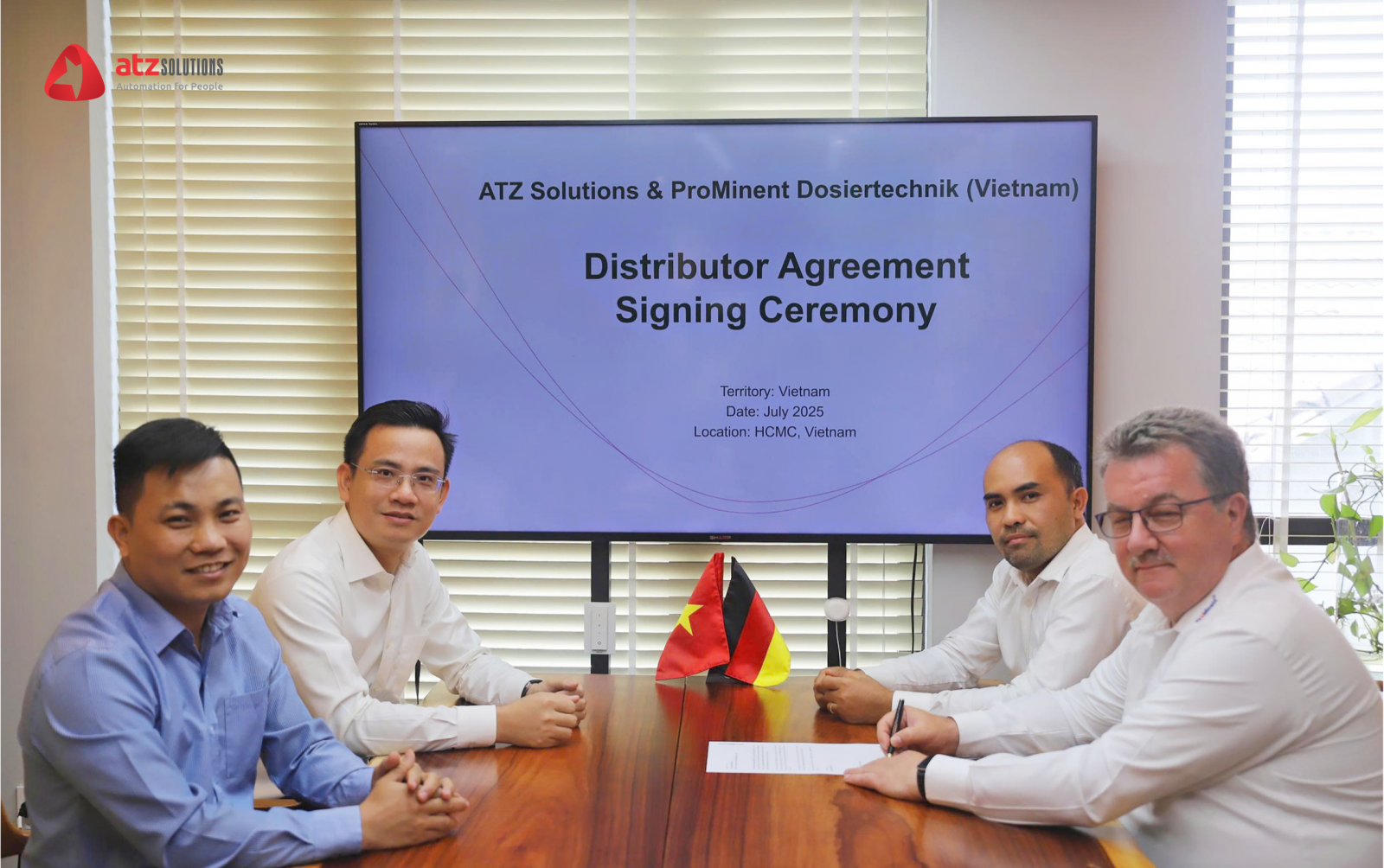 ATZ Solutions chính thức trở thành đối tác của Prominent tại Việt Nam - HIỆP HỘI GIẤY VÀ BỘT ...